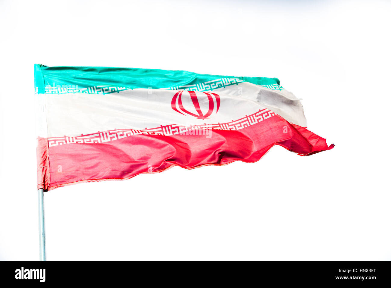 Old flag of iran Cut Out Stock Images & Pictures - Alamy