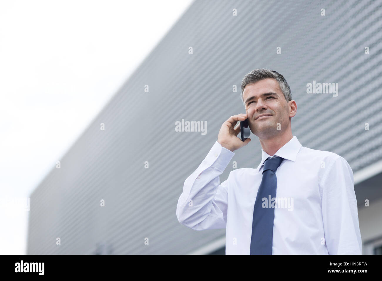 Man calling office hi-res stock photography and images - Alamy