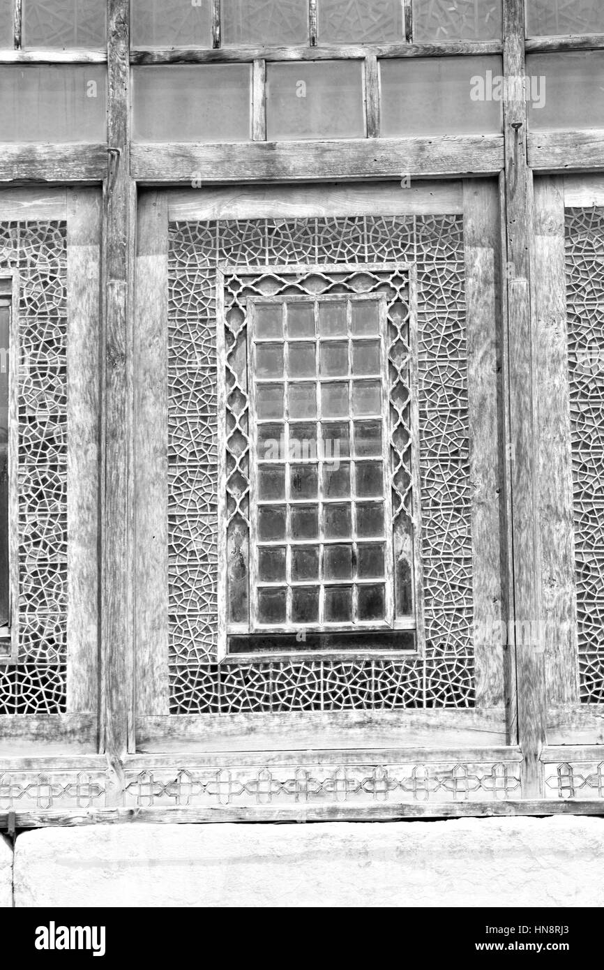 blur in iran shiraz the old persian architecture window and glass in ...