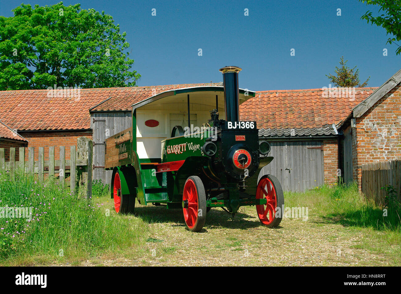 1912 Garrett Steam Wagon Stock Photo - Alamy