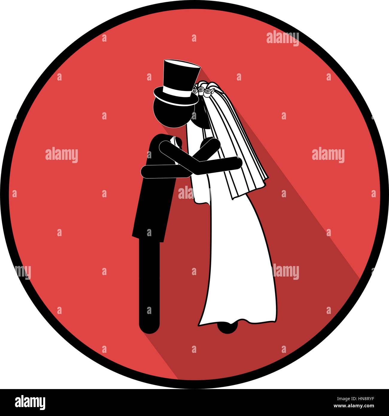 symbol married couple icon image, vector illustration Stock Vector ...