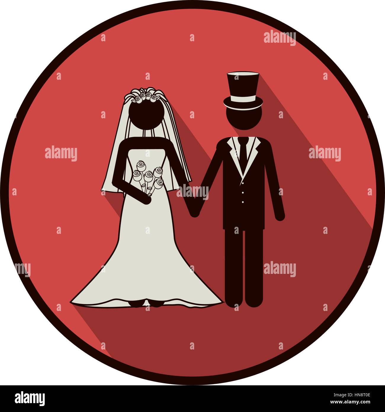 Symbol Married Couple Icon Image High Resolution Stock Photography and ...