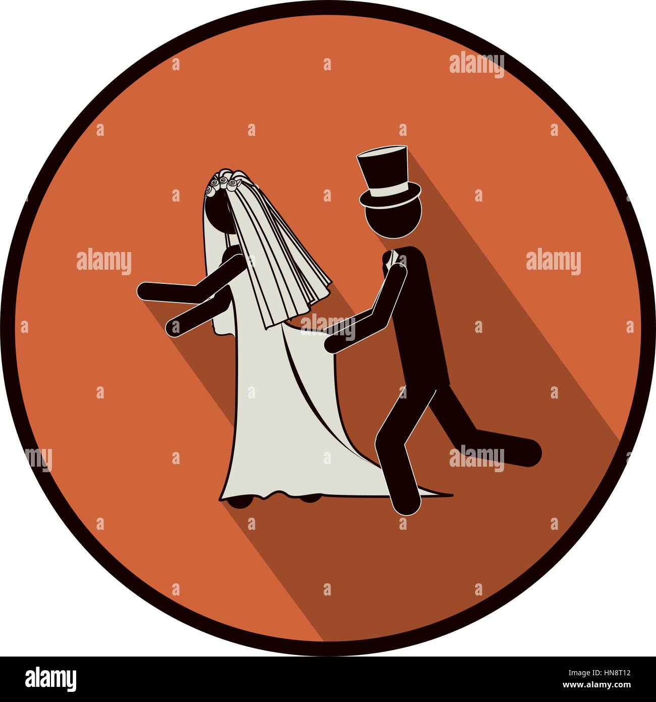 Symbol married couple icon image hi-res stock photography and images ...