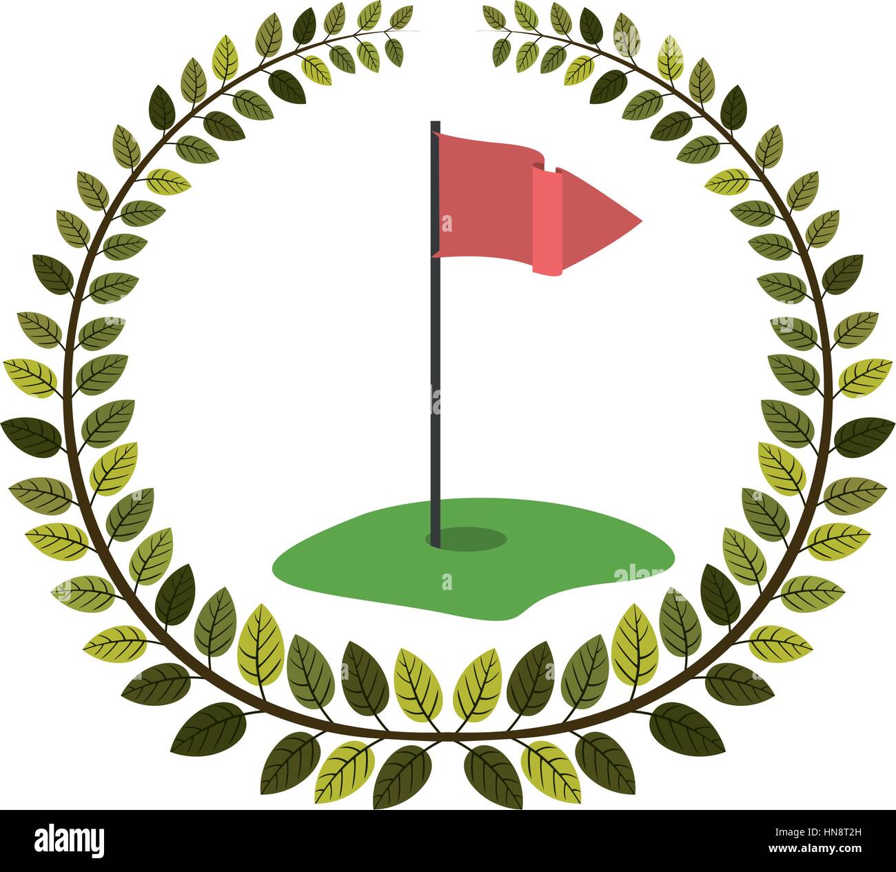 symbol golf emblem icon image, vector illustration Stock Vector Image ...