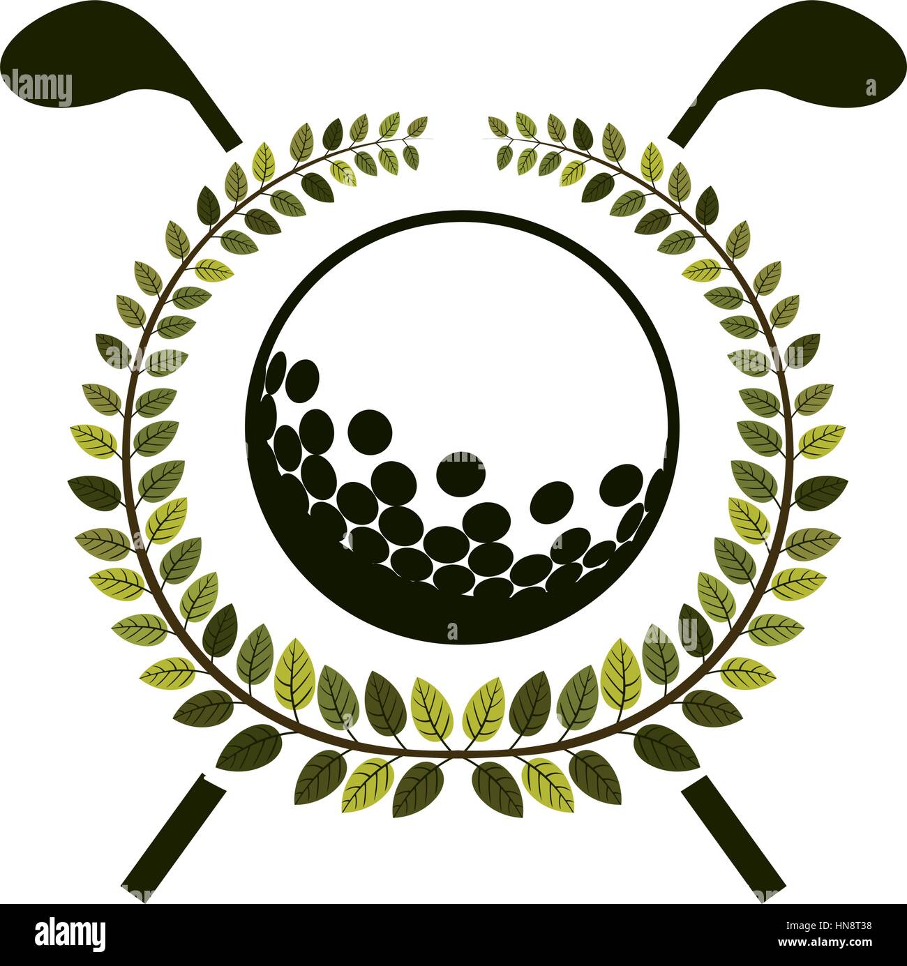 symbol golf emblem icon image, vector illustration Stock Vector Image ...