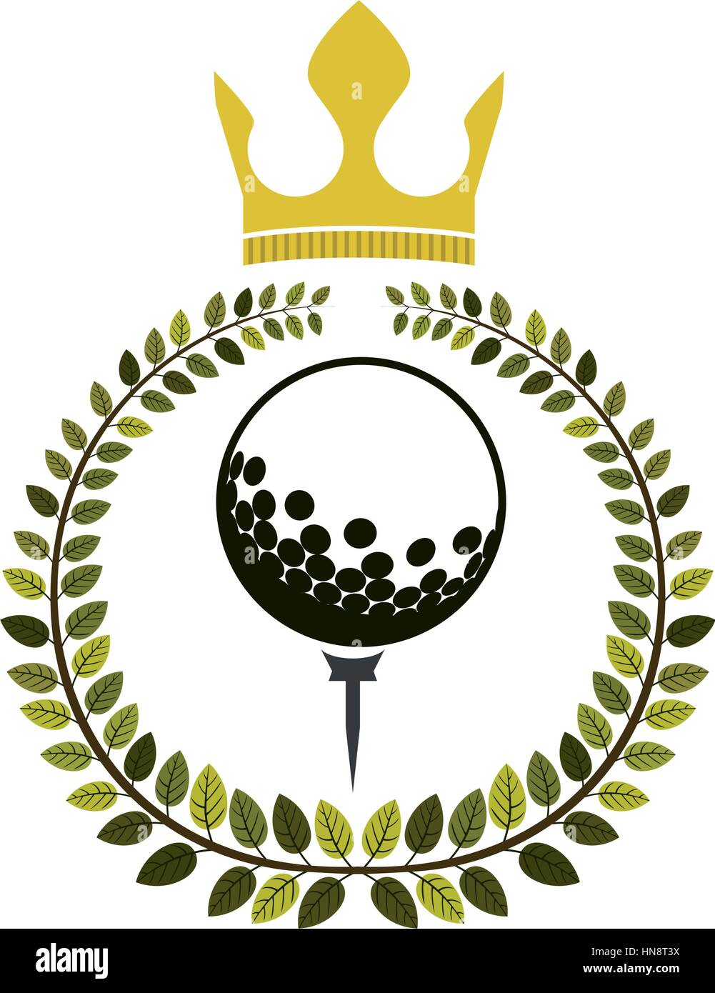 symbol golf emblem icon image, vector illustration Stock Vector Image ...