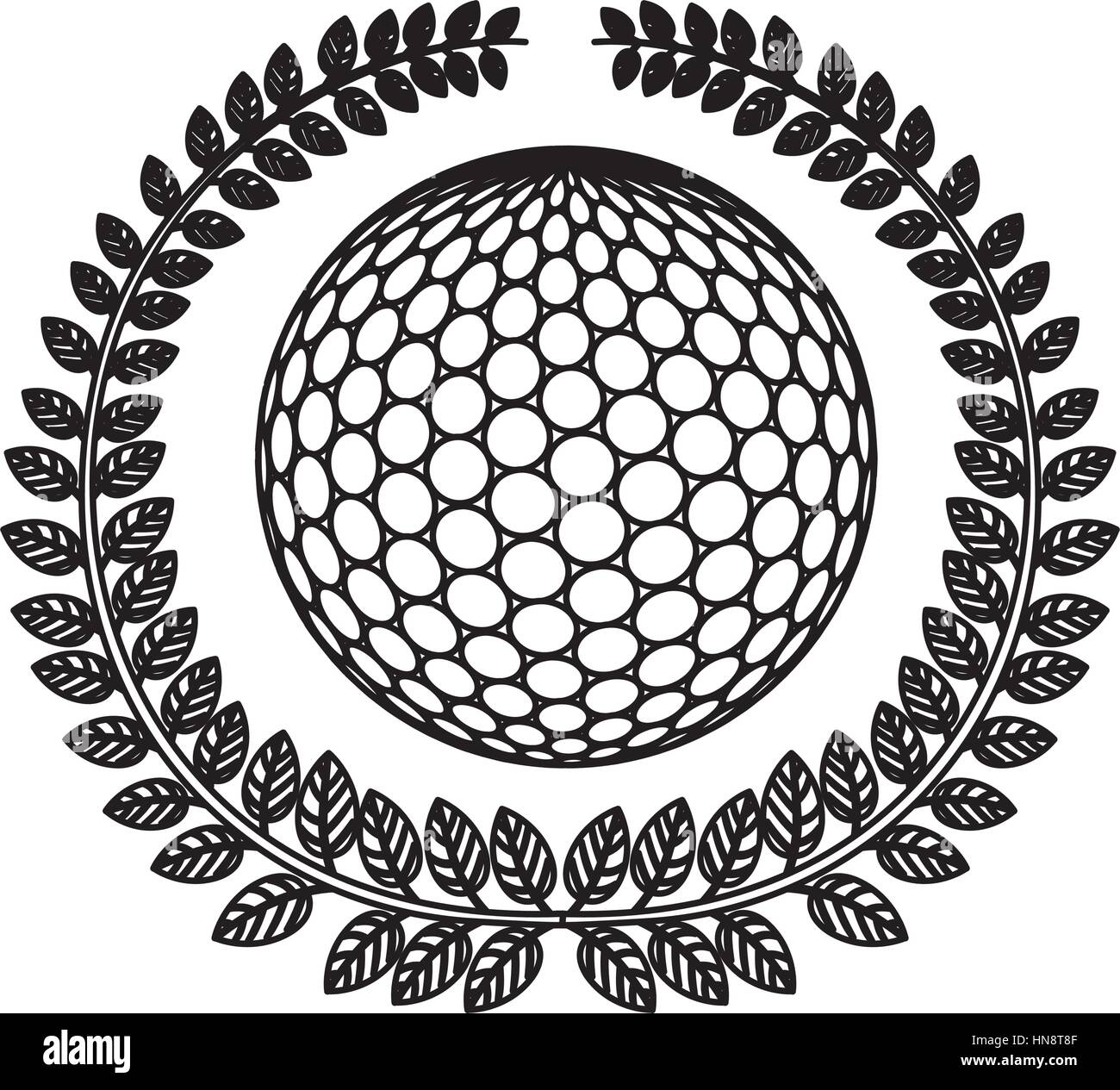 symbol golf emblem icon image, vector illustration Stock Vector Image ...