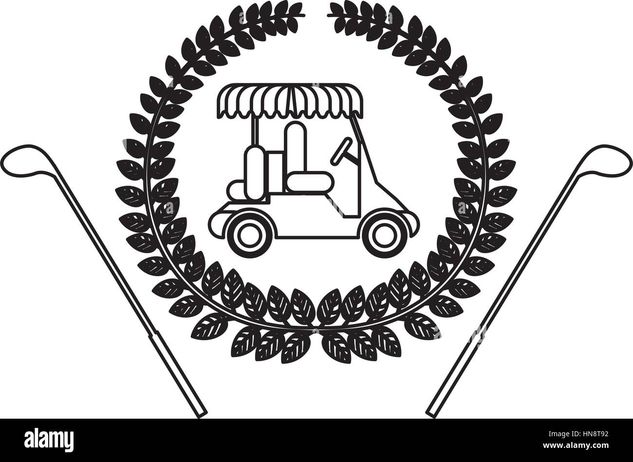 symbol golf emblem icon image, vector illustration Stock Vector Image ...