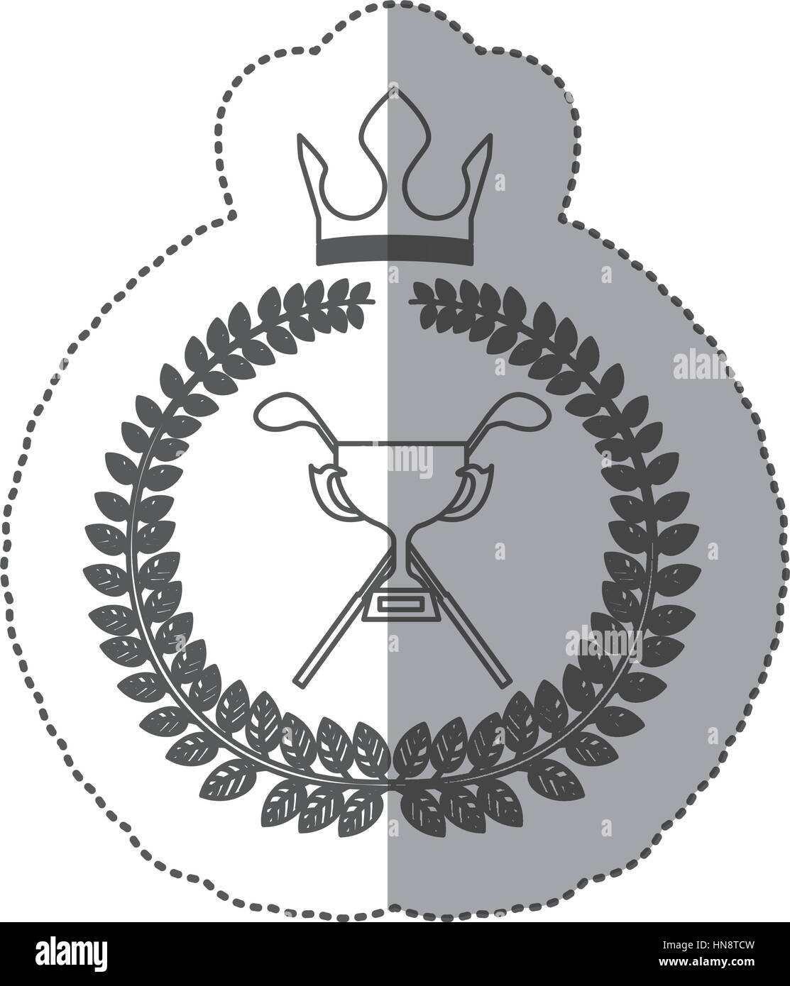 symbol golf emblem icon image, vector illustration Stock Vector Image ...
