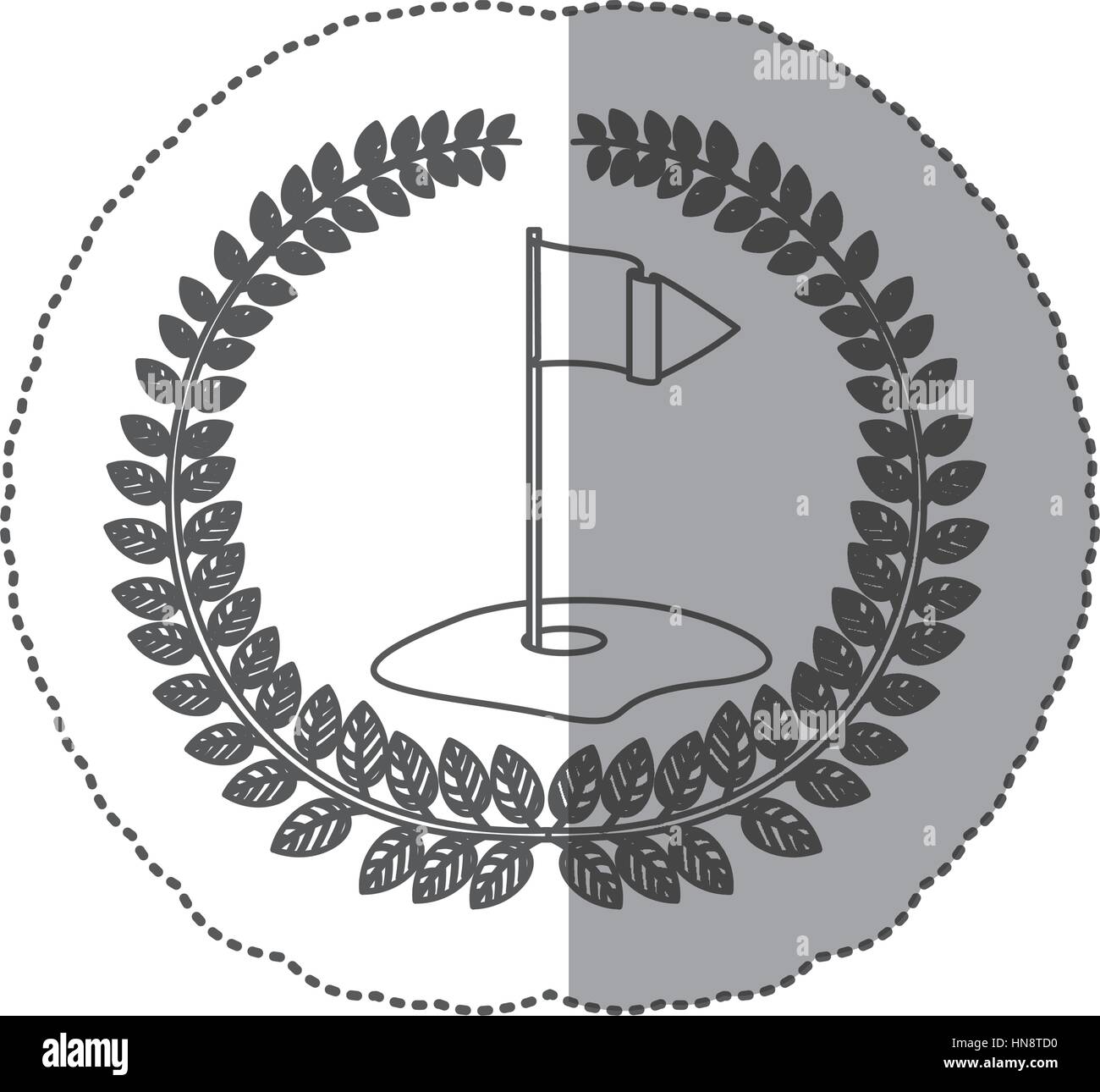 symbol golf emblem icon image, vector illustration Stock Vector Image ...