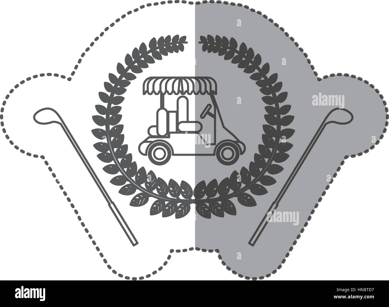symbol golf emblem icon image, vector illustration Stock Vector Image ...