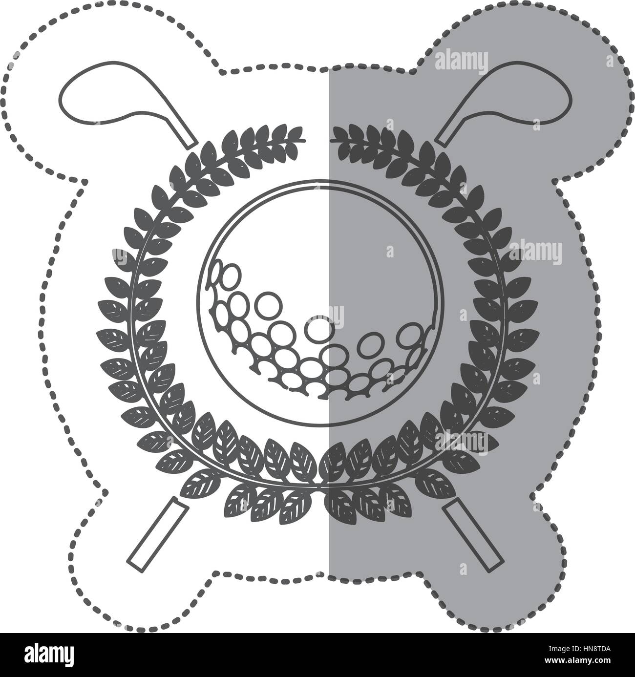 symbol golf emblem icon image, vector illustration Stock Vector Image ...