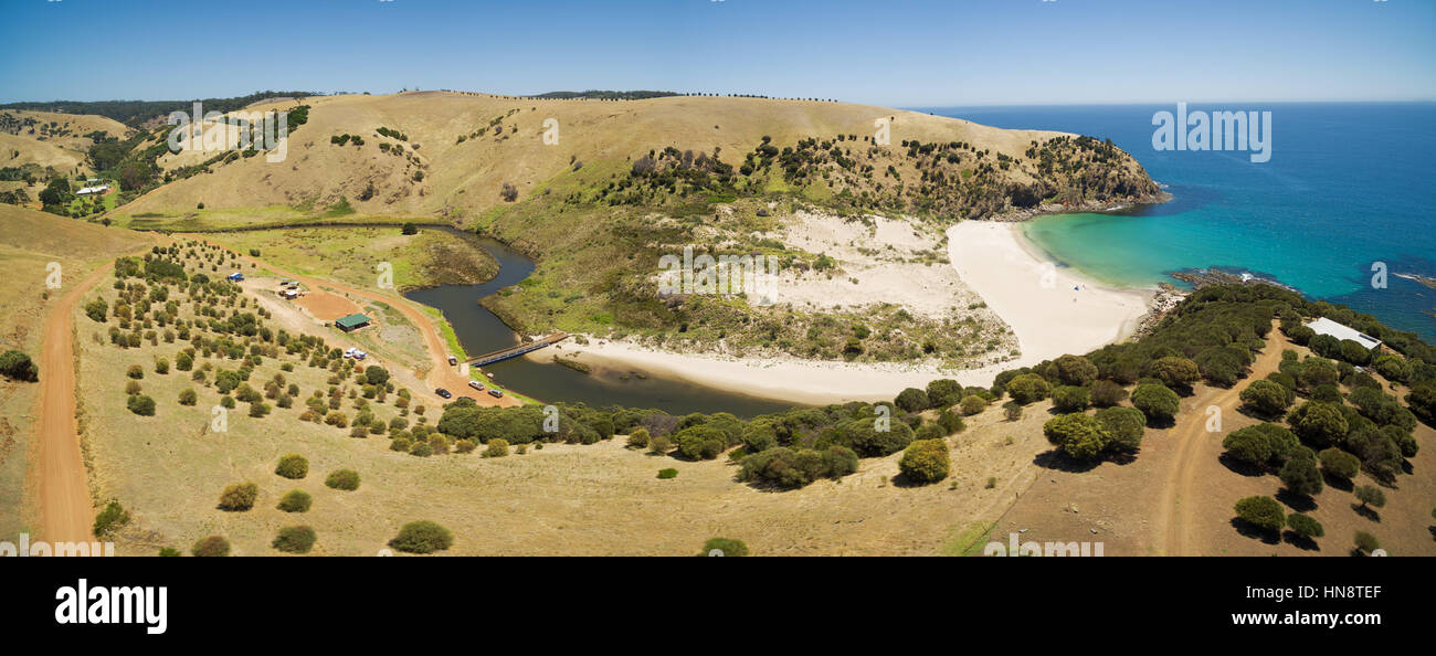 River flowing into the ocean hi-res stock photography and images - Alamy