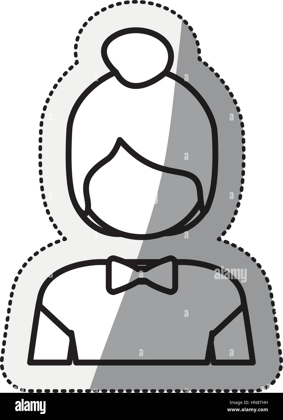 contour people face icon image, vector illustration design Stock Vector ...