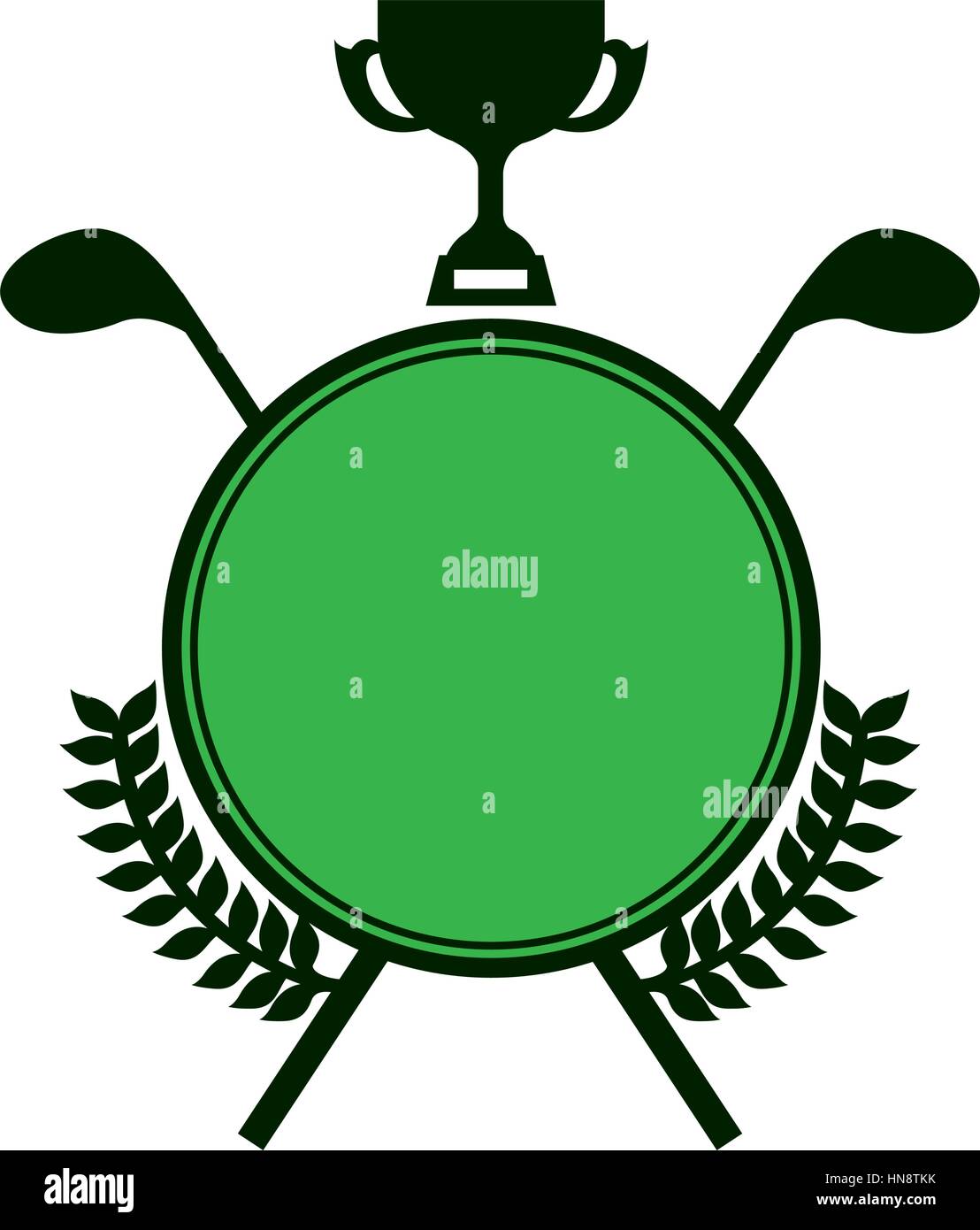 symbol golf emblem icon image, vector illustration Stock Vector Image ...