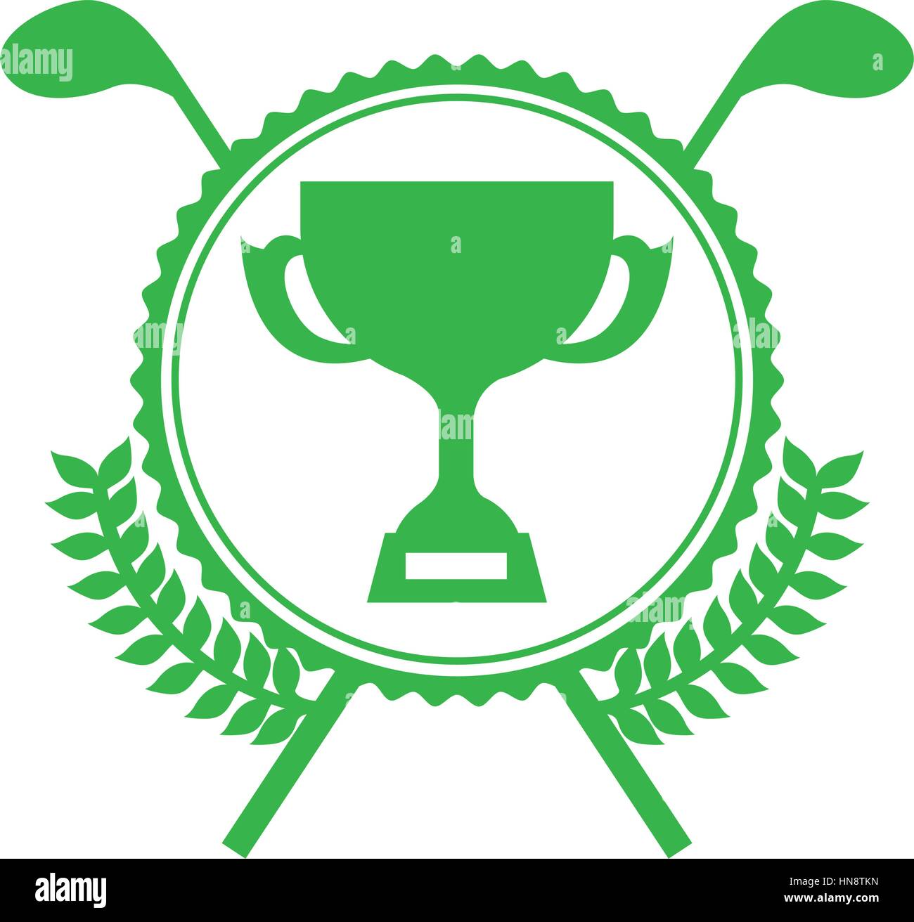 symbol golf emblem icon image, vector illustration Stock Vector Image ...