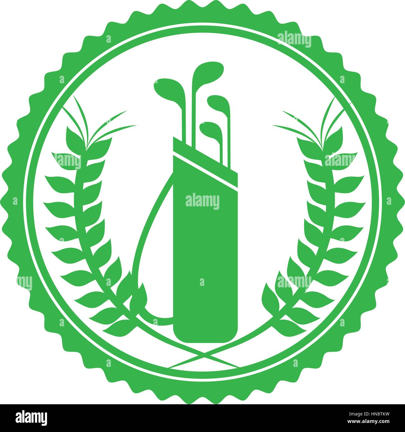 symbol golf emblem icon image, vector illustration Stock Vector Image ...