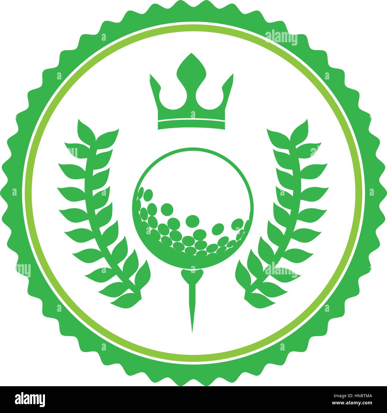 symbol golf emblem icon image, vector illustration Stock Vector Image ...