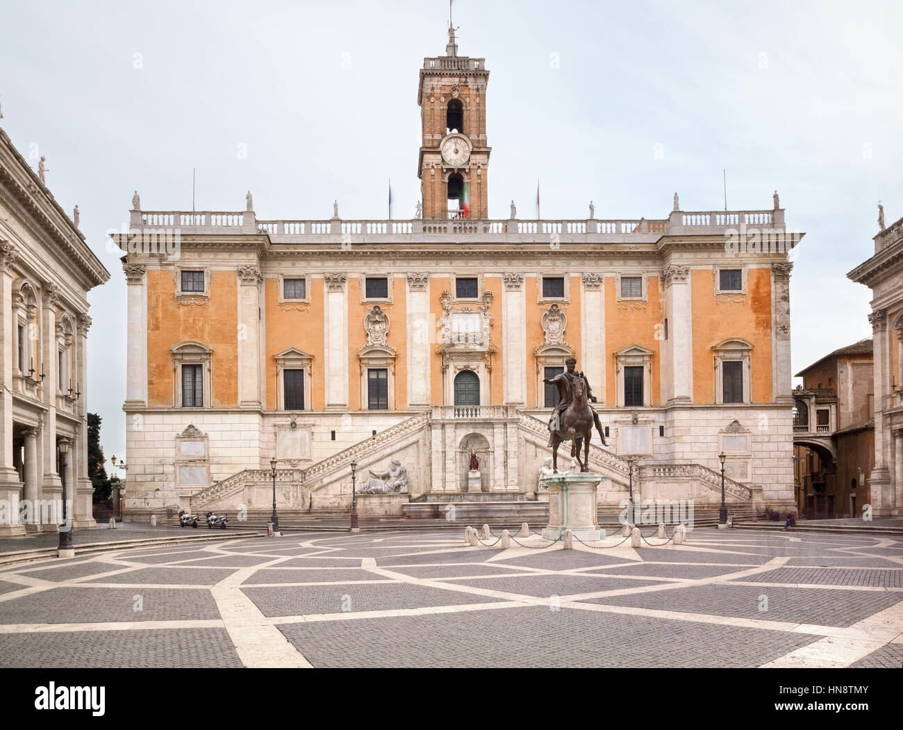 Piazza del campidoglio, rome hi-res stock photography and images - Alamy