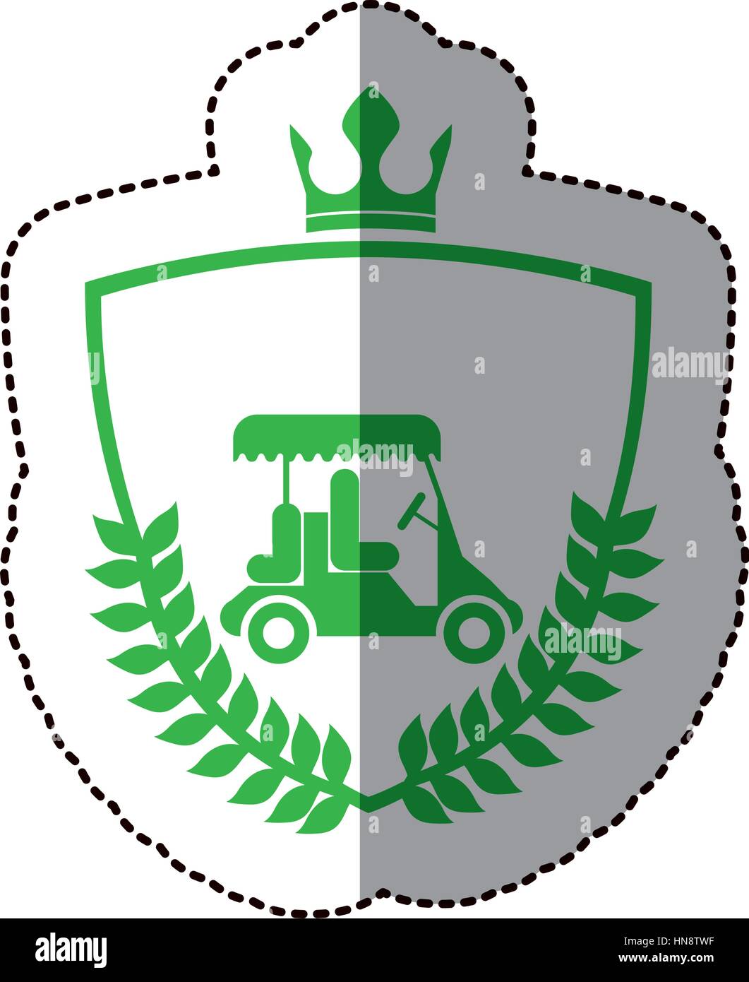 symbol golf emblem icon image, vector illustration Stock Vector Image ...