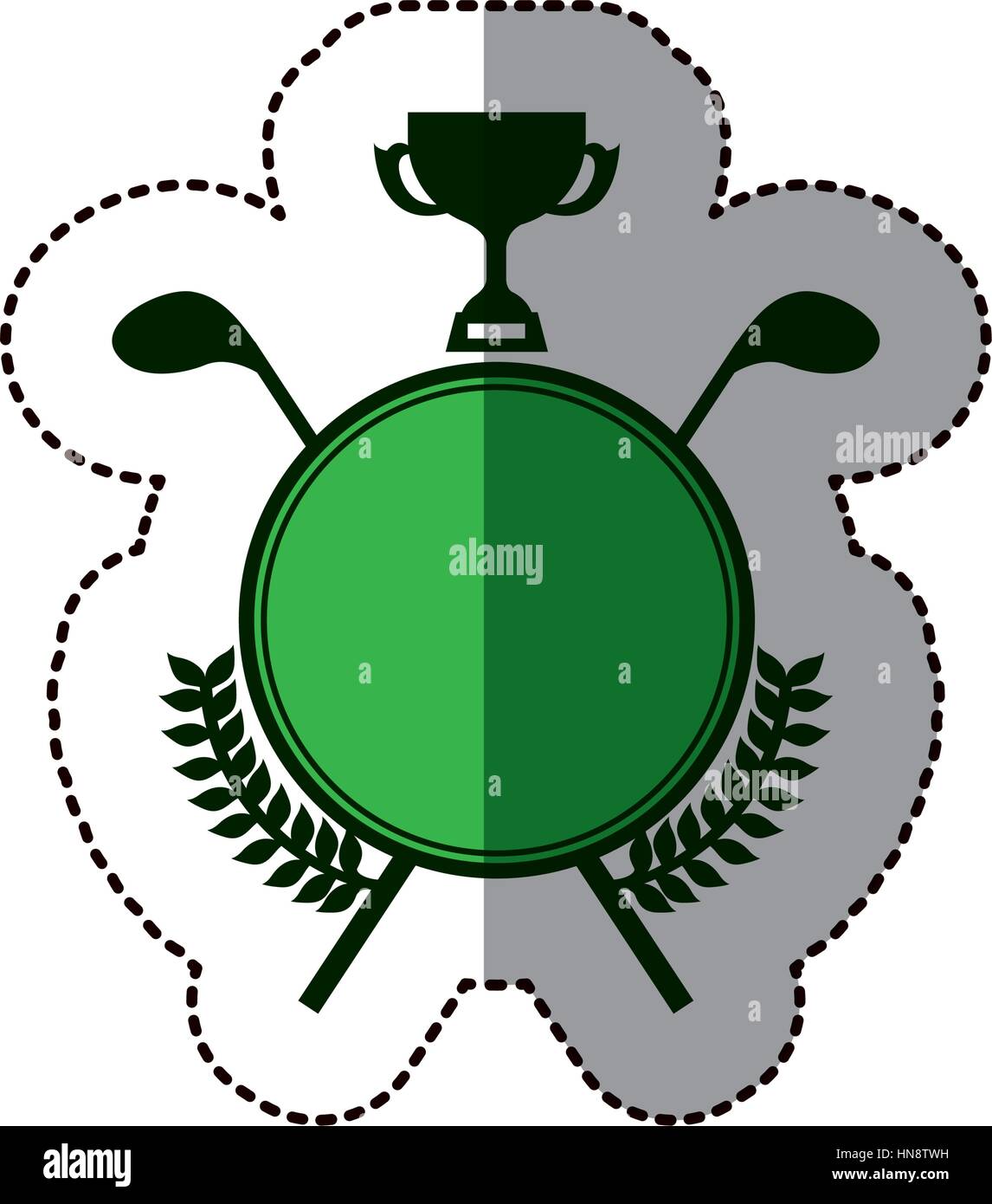symbol golf emblem icon image, vector illustration Stock Vector Image ...