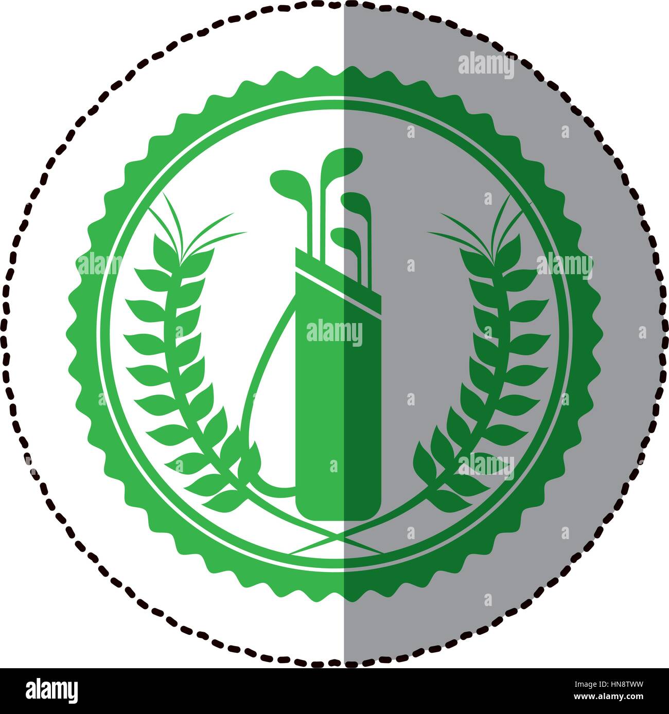 symbol golf emblem icon image, vector illustration Stock Vector Image ...