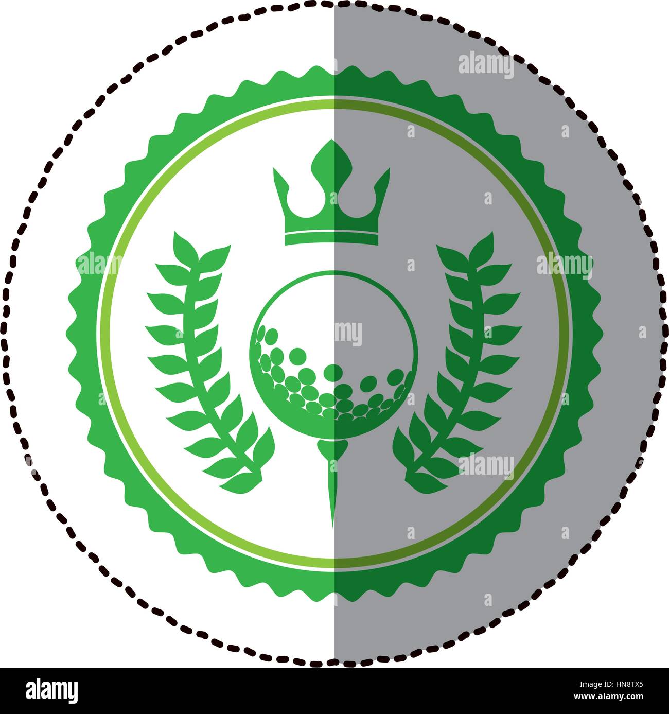 symbol golf emblem icon image, vector illustration Stock Vector Image ...