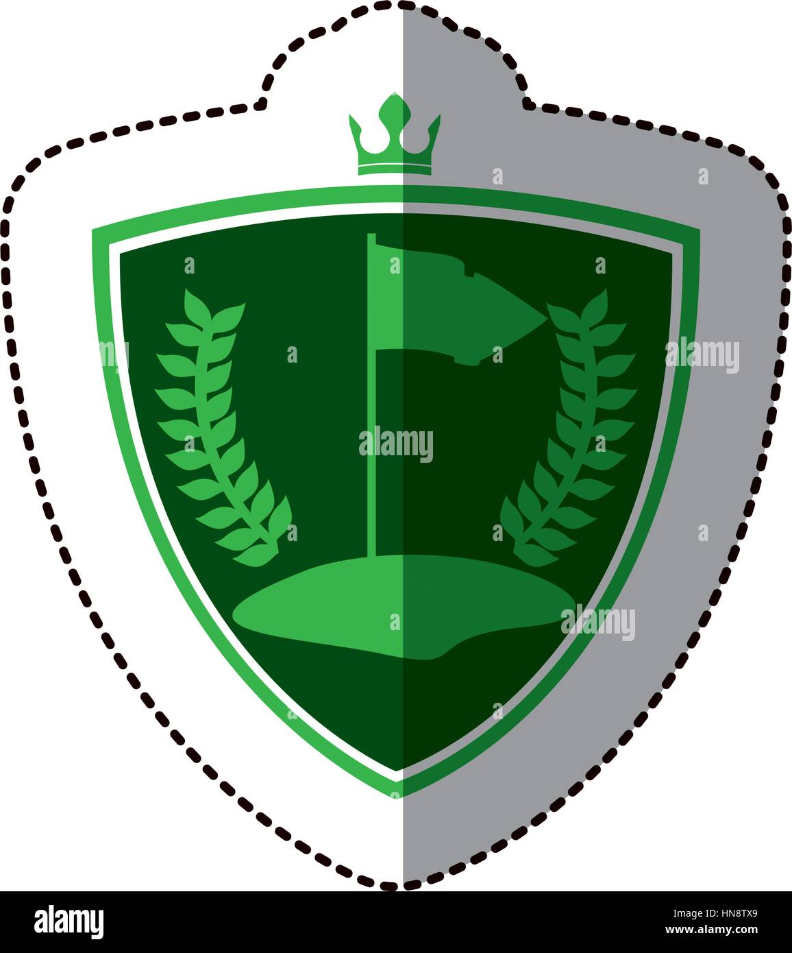 symbol golf emblem icon image, vector illustration Stock Vector Image ...