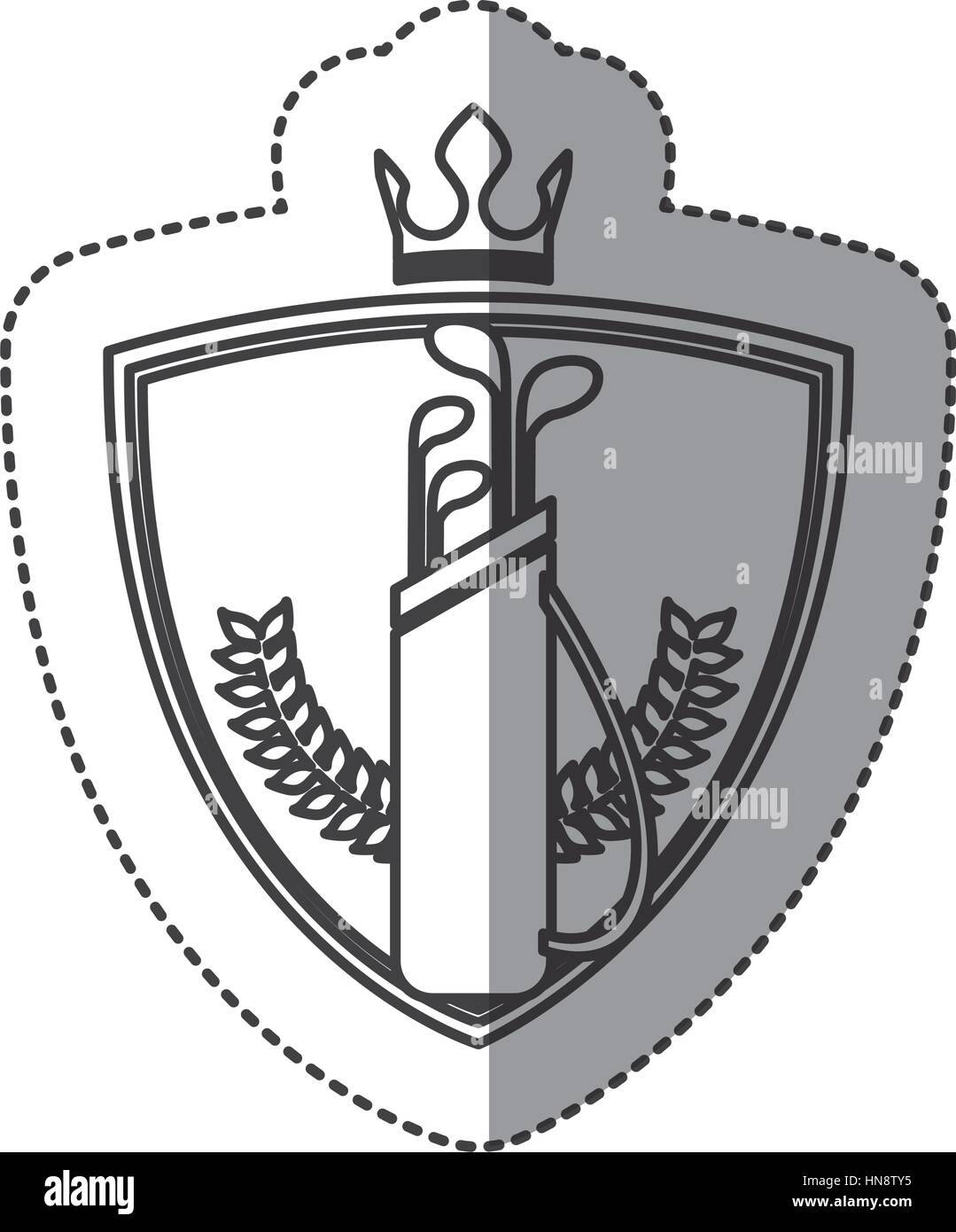 symbol golf emblem icon image, vector illustration Stock Vector Image ...