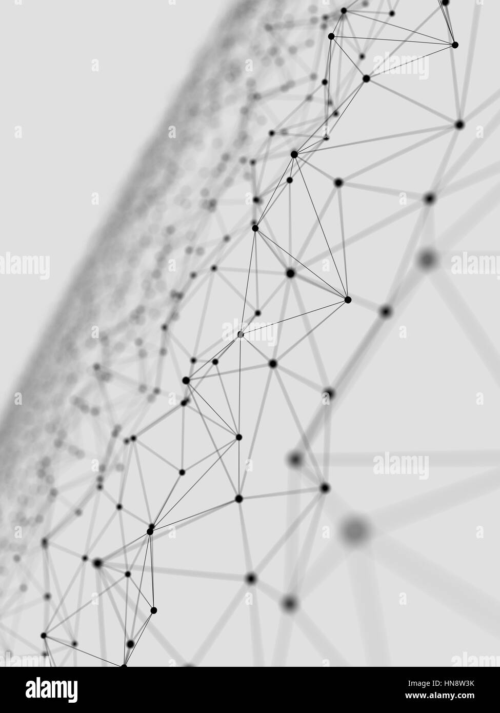 Abstract Scientific Graph Background 3d Illustration Concept Stock ...