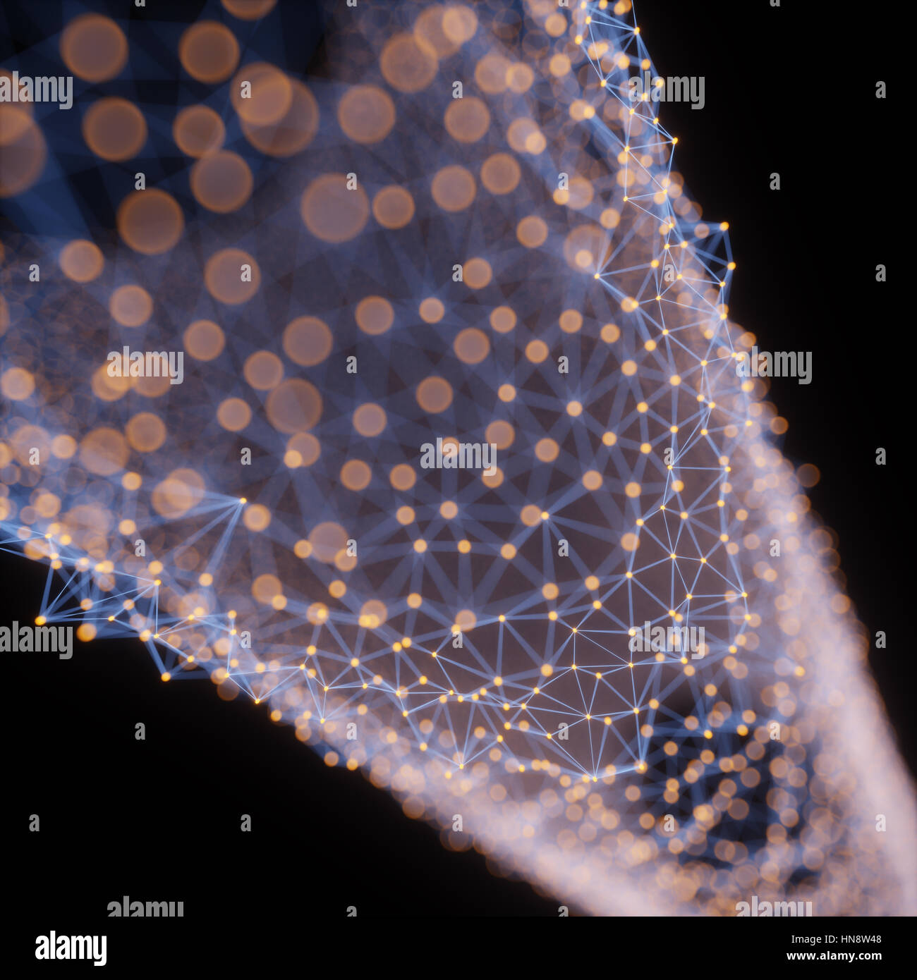 Abstract Scientific Graph Background 3d Illustration Concept Stock ...