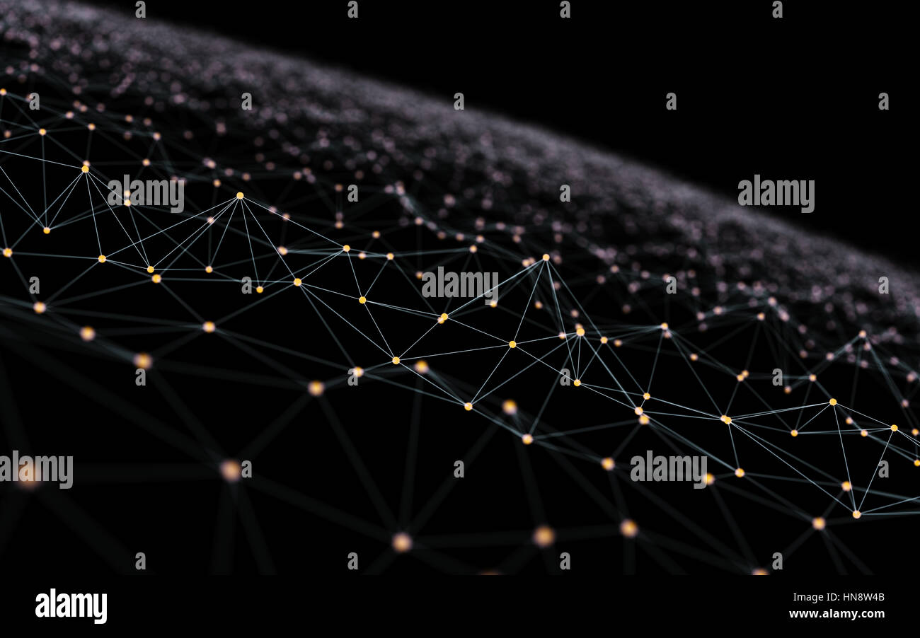 Abstract Scientific Graph Background 3d Illustration Concept Stock ...