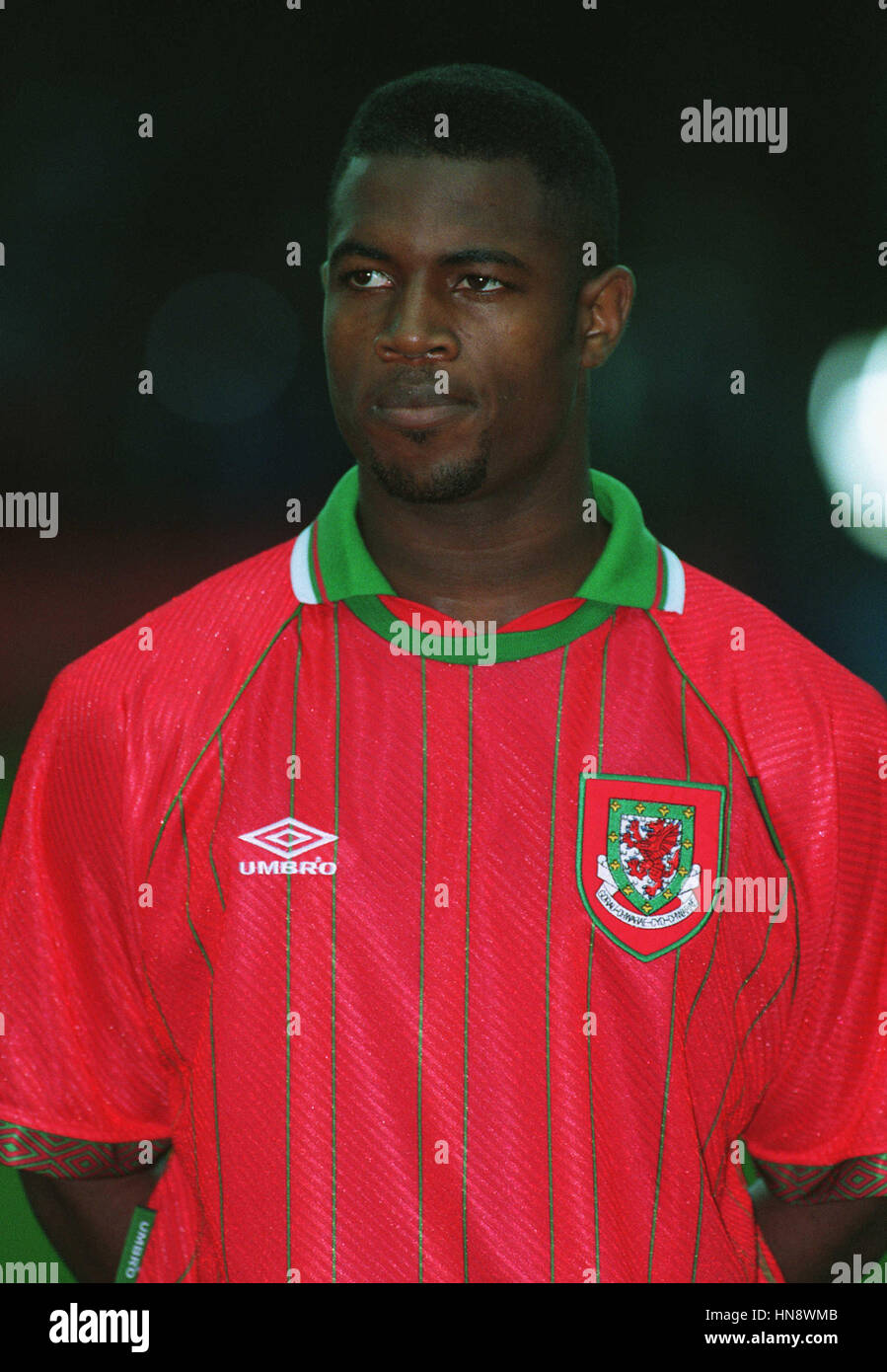 NATHAN BLAKE WALES & BOLTON WANDERERS FC 13 September 1994 Stock Photo ...