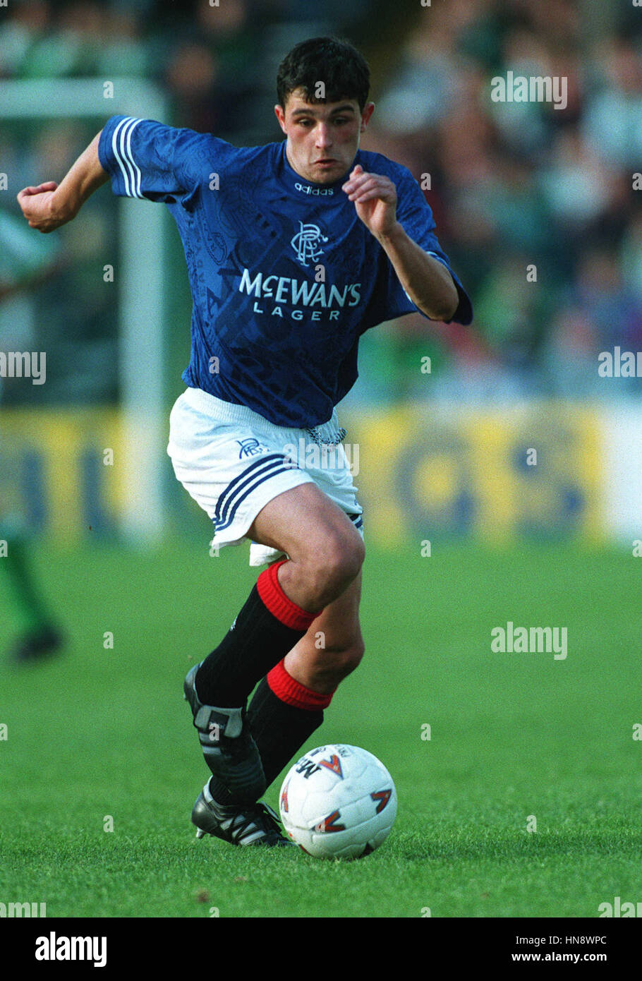 CHARLIE MILLER GLASGOW RANGERS FC 14 October 1994 Stock Photo - Alamy