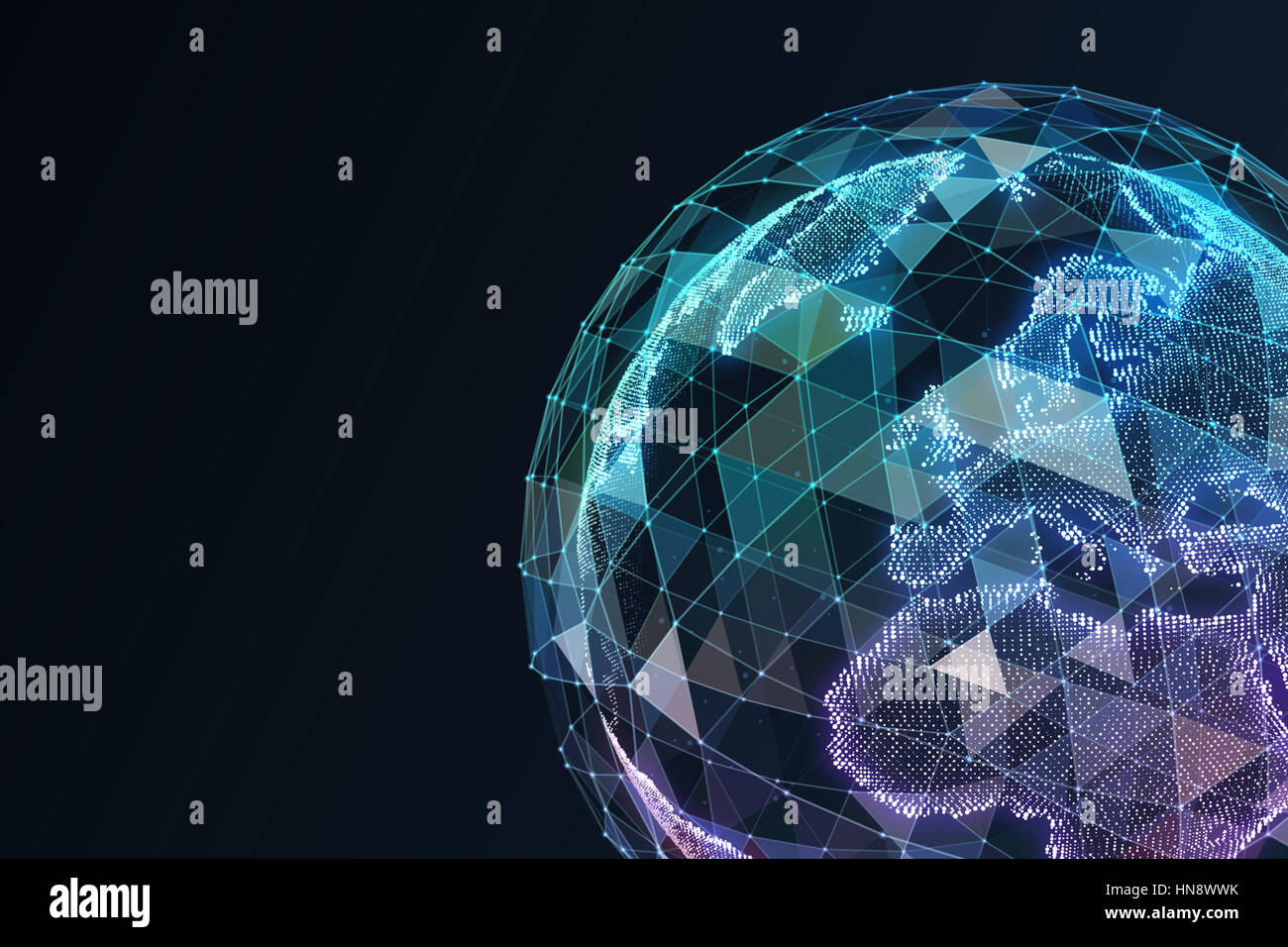 Digital World. Computer graphics made Stock Photo - Alamy