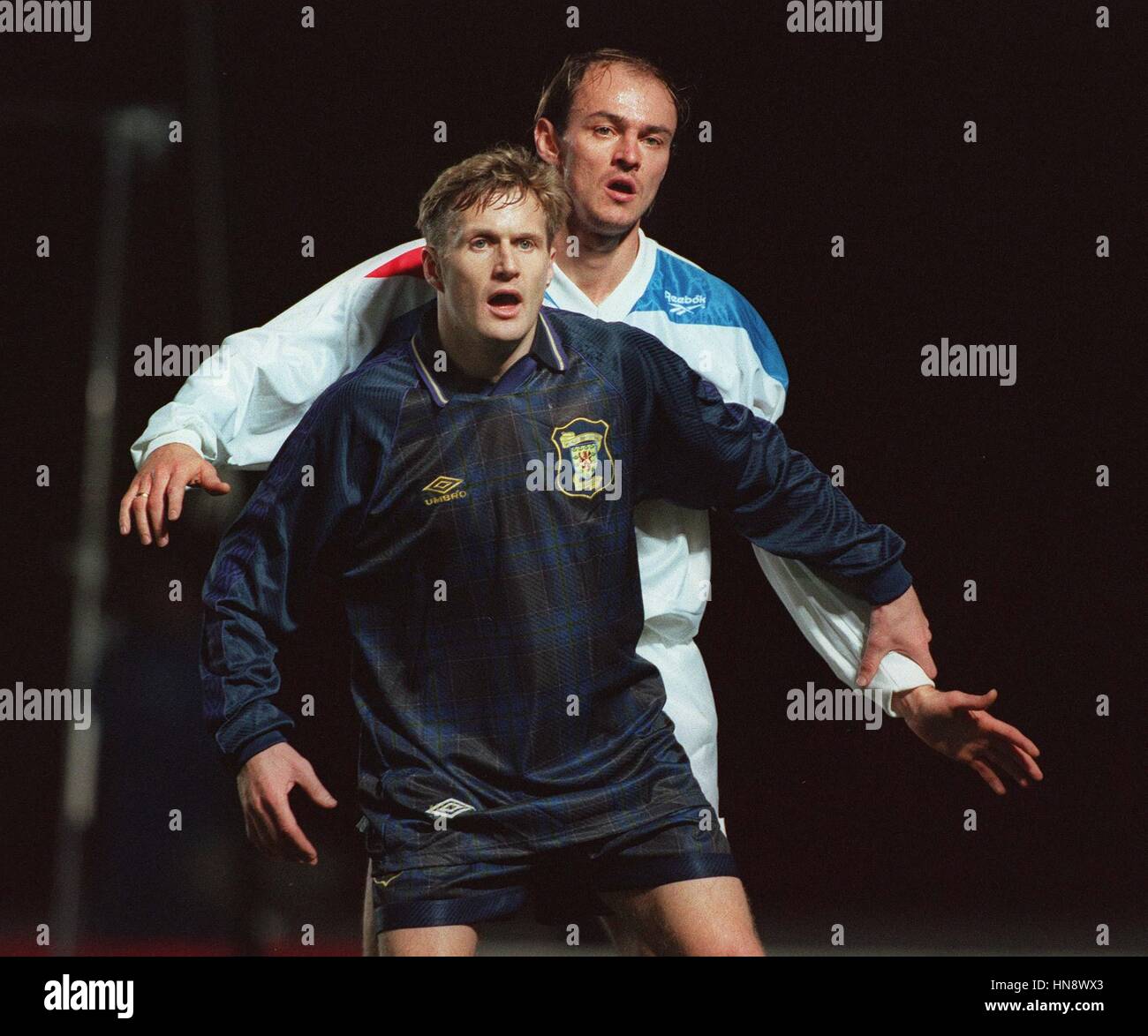 JOHN MCGINLAY & VICTOR ONOPKO SCOTLAND V RUSSIA 17 November 1994 Stock ...