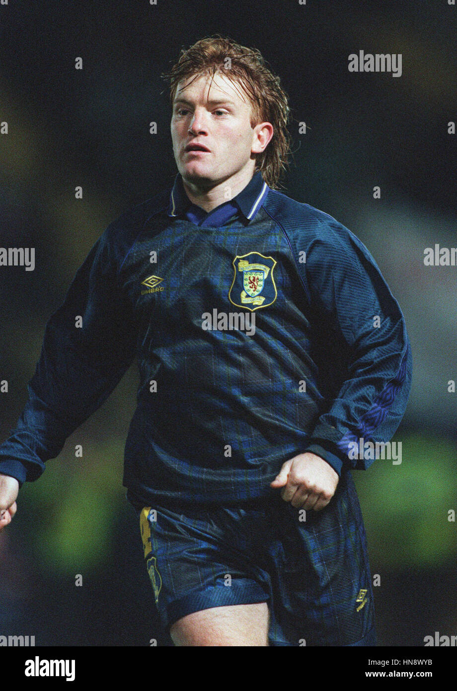 STUART MCCALL SCOTLAND & GLASGOW RANGERS FC 17 November 1994 Stock ...