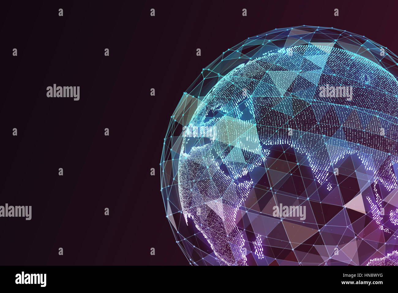 Communication world map hi-res stock photography and images - Alamy