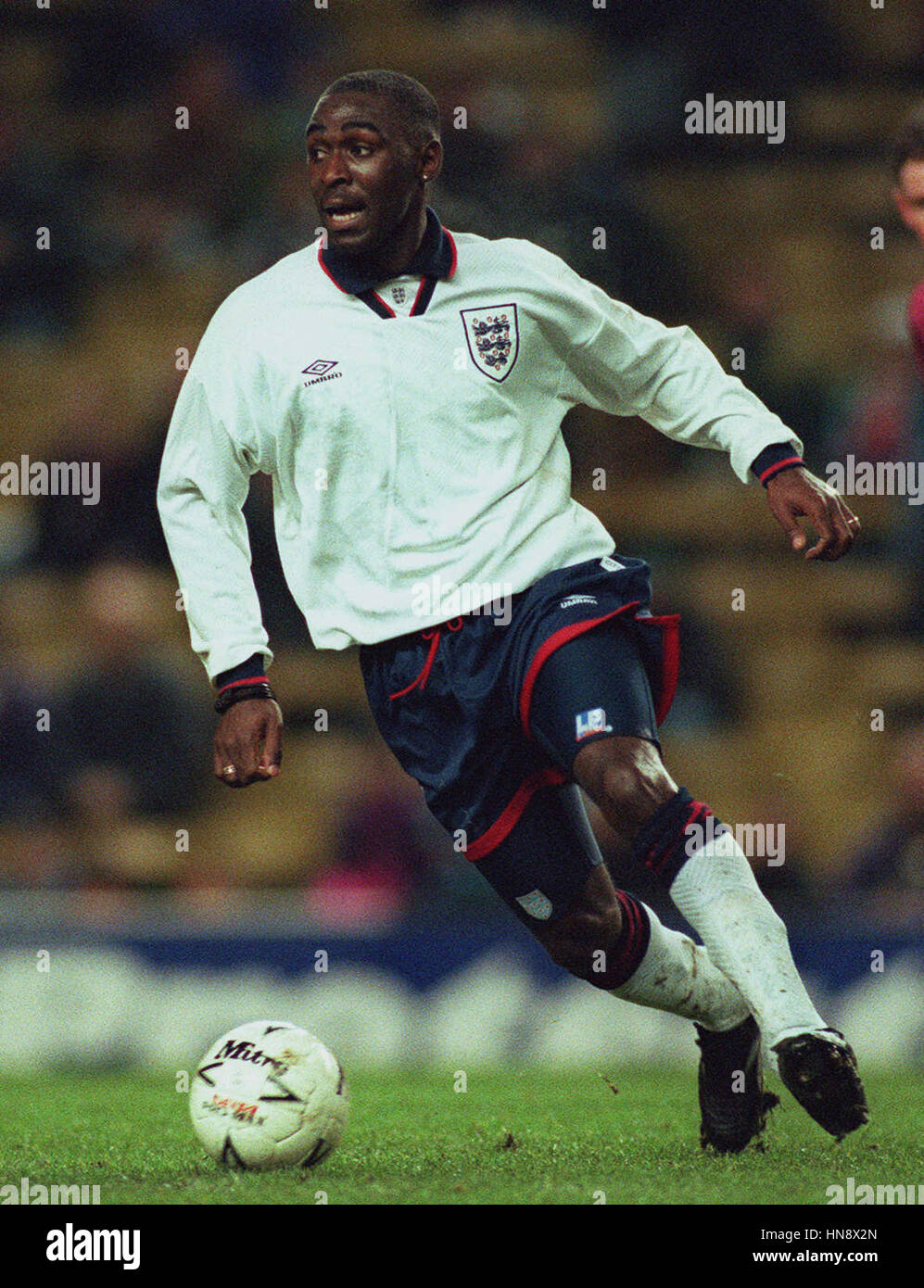ANDY COLE ENGLAND & MANCHESTER UNITED FC 14 December 1994 Stock Photo ...
