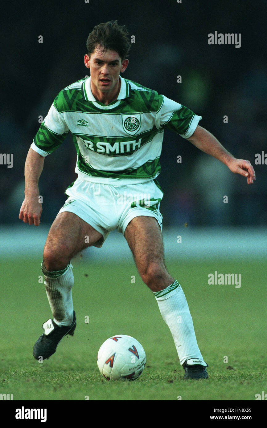 WILLIE FALCONER GLASGOW CELTIC FC 12 February 1994 Stock Photo - Alamy