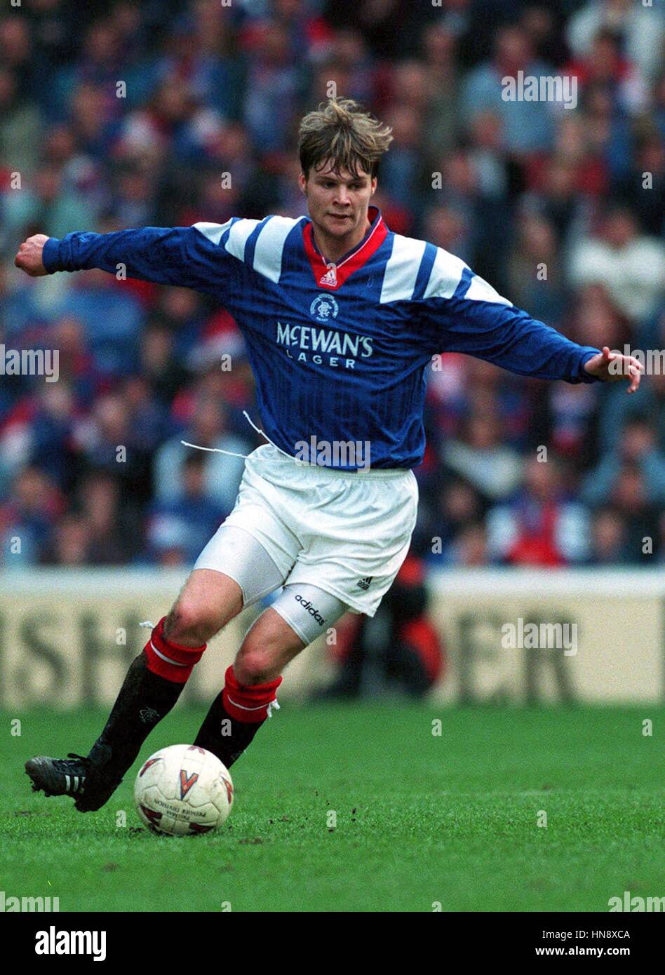 STEVEN PRESSLEY GLASGOW RANGERS FC 10 May 1994 Stock Photo - Alamy