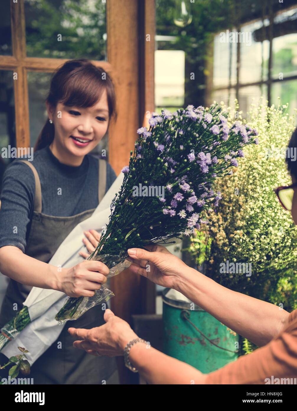 Flower Shop Store Florist Botany Bouquet Blooming Stock Photo - Alamy