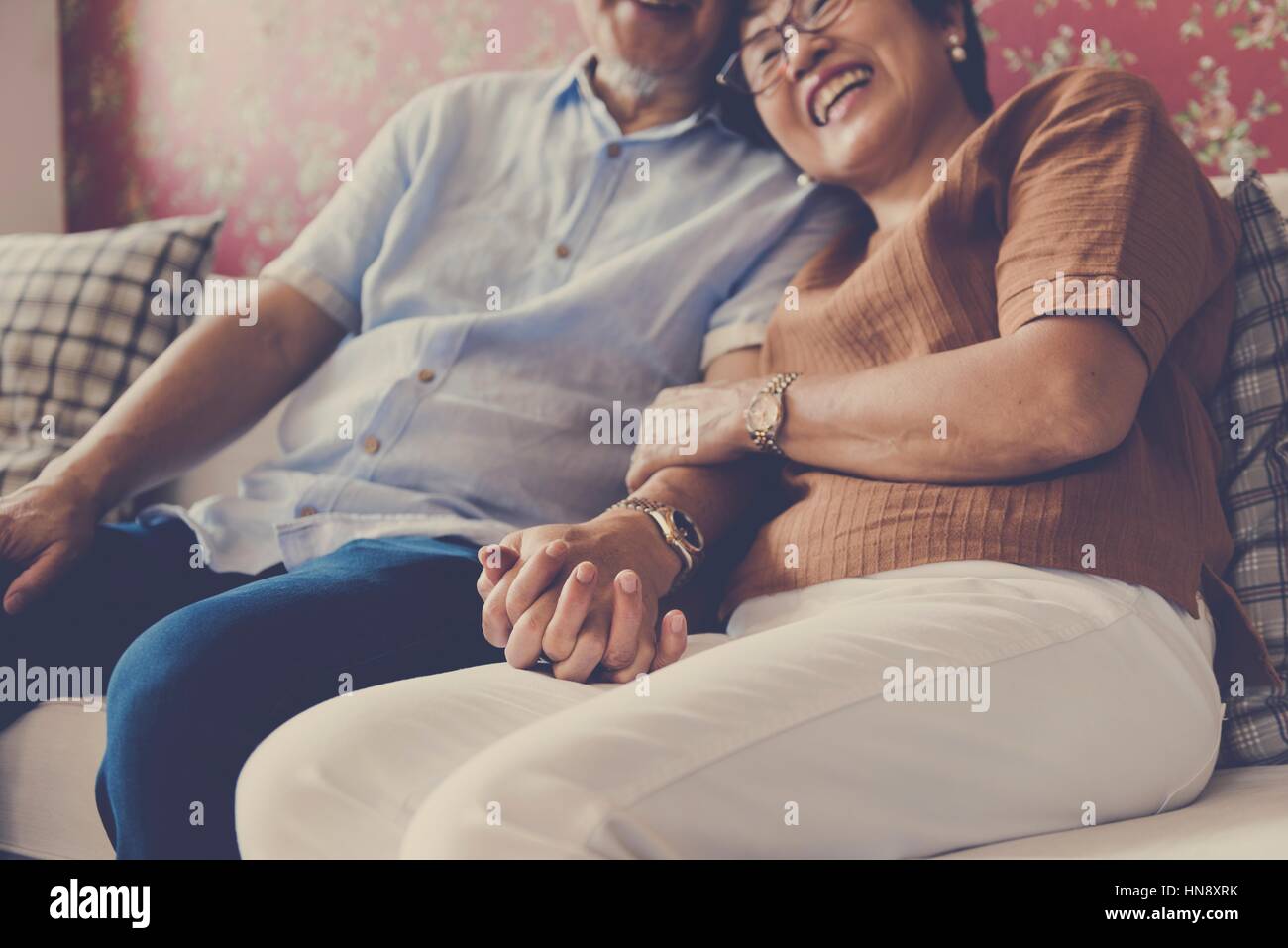 Family Bonding Casual Affection Relationship Stock Photo - Alamy