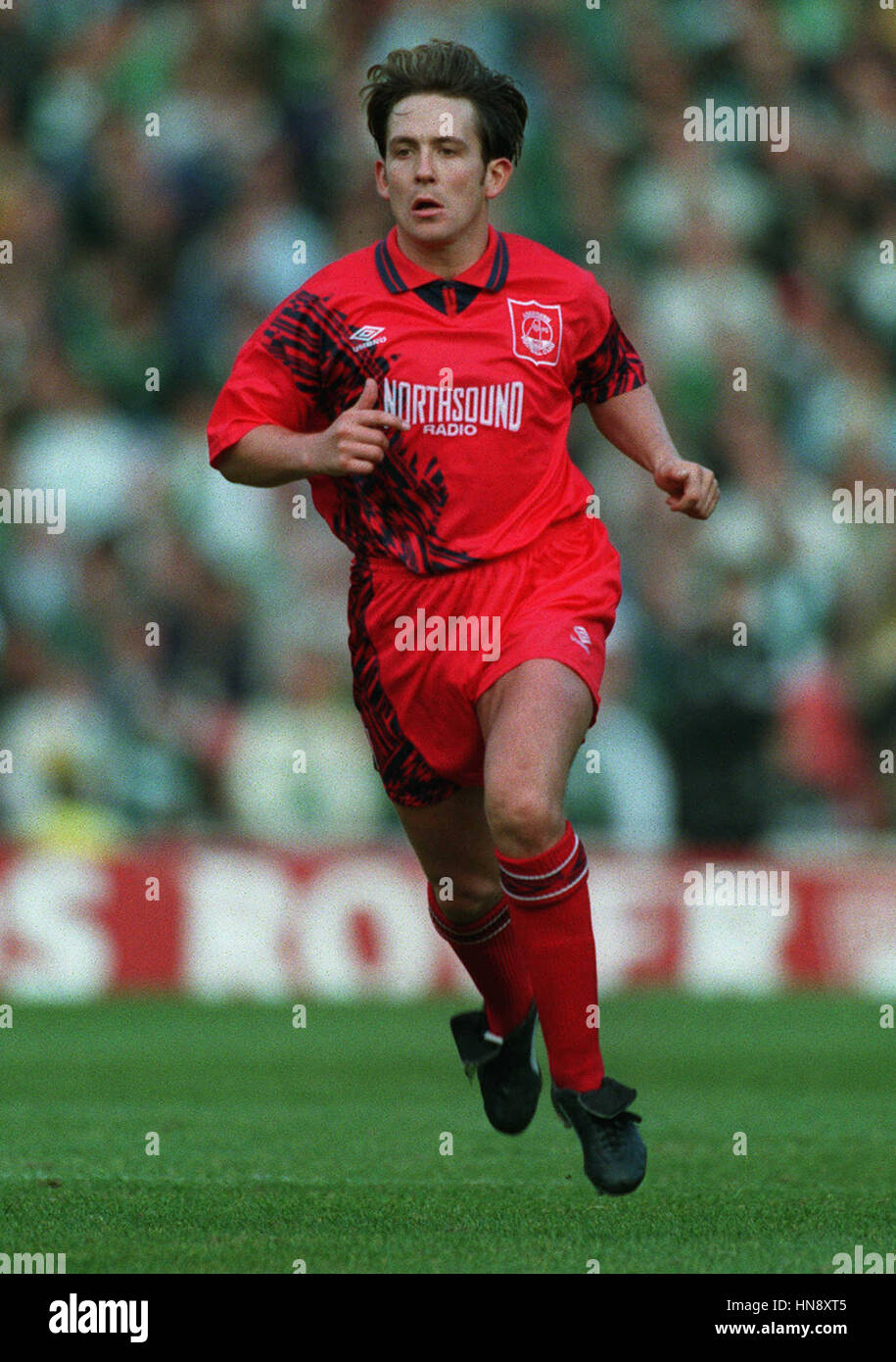 BILLY DODDS ABERDEEN FC 10 October 1994 Stock Photo - Alamy