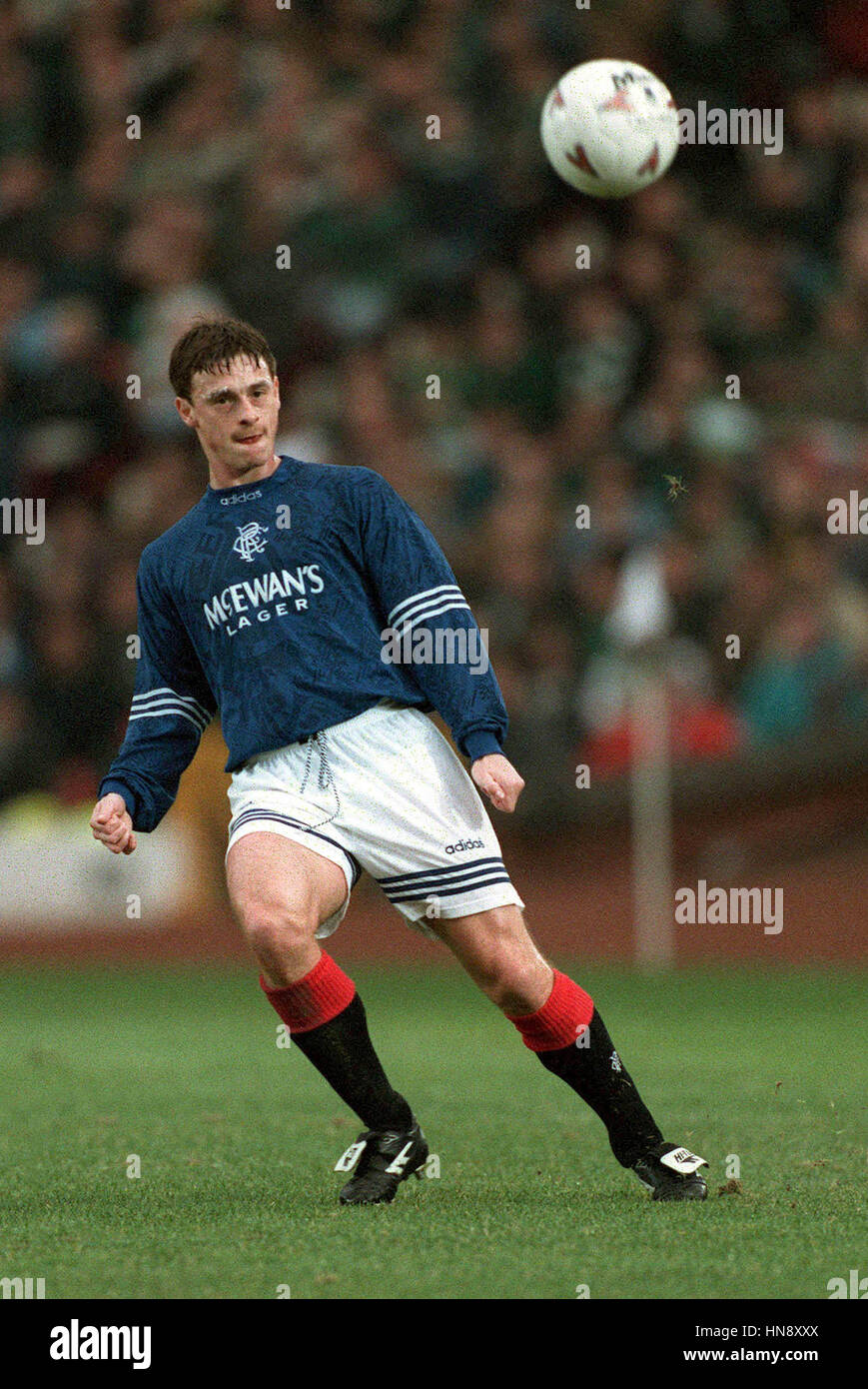 DAVID ROBERTSON GLASGOW RANGERS FC 01 November 1994 Stock Photo - Alamy