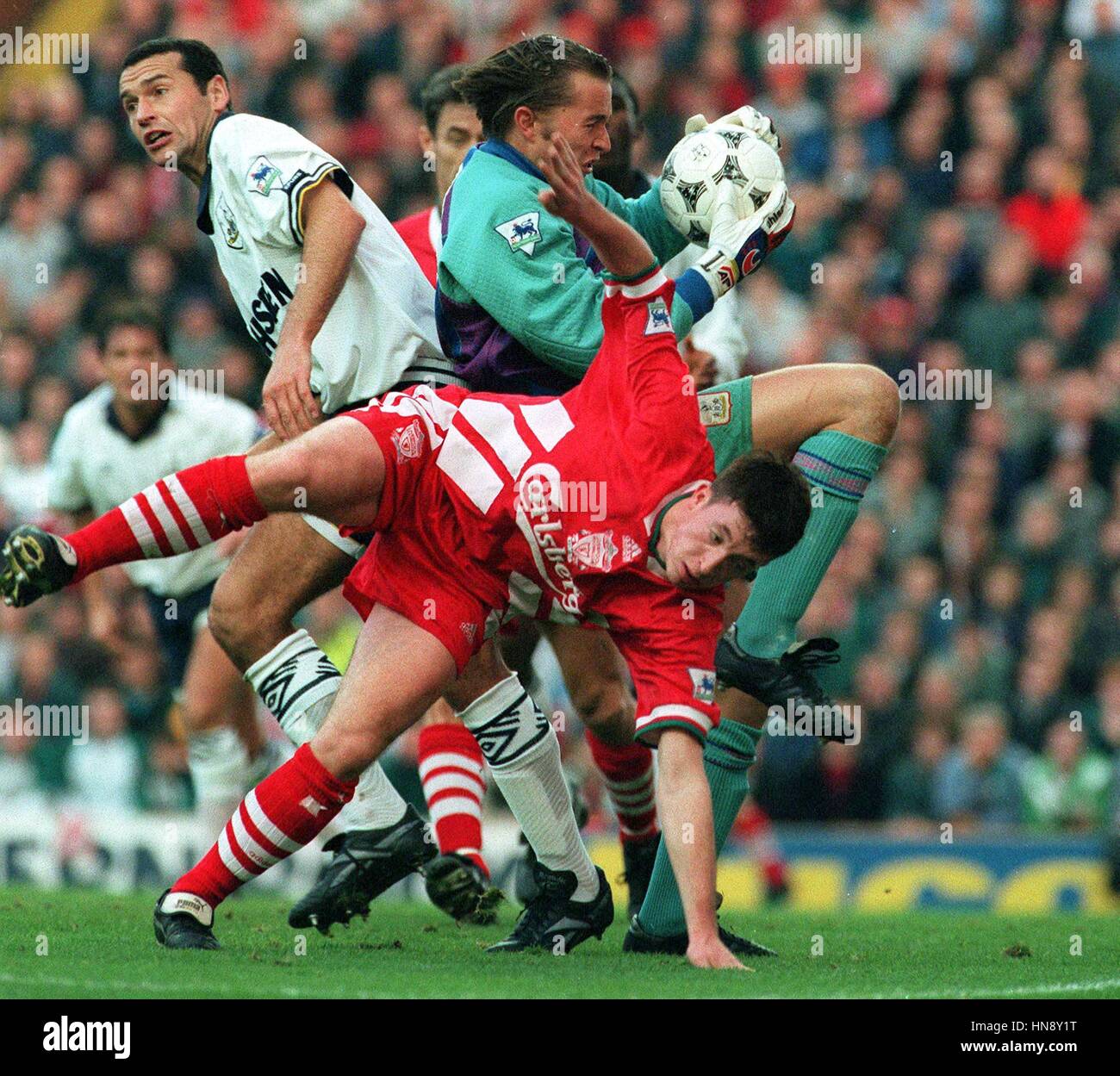 ROBBIE FOWLER & IAN WALKER LIVERPOOL V SPURS FC 28 November 1994 Stock ...