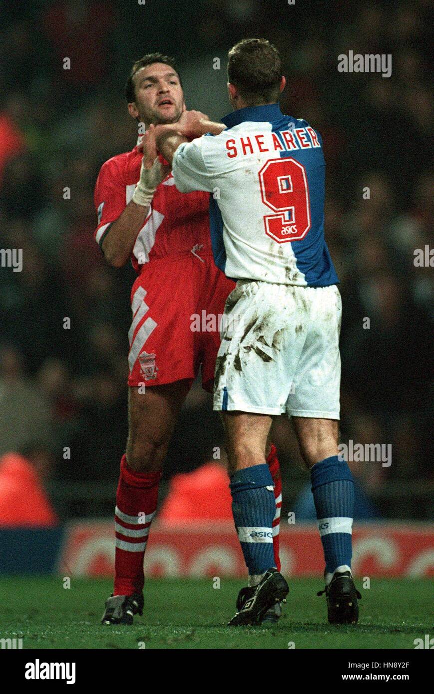 ALAN SHEARER & NEIL RUDDOCK BLACKBURN ROVERS V LIVERPOOL 01 December ...
