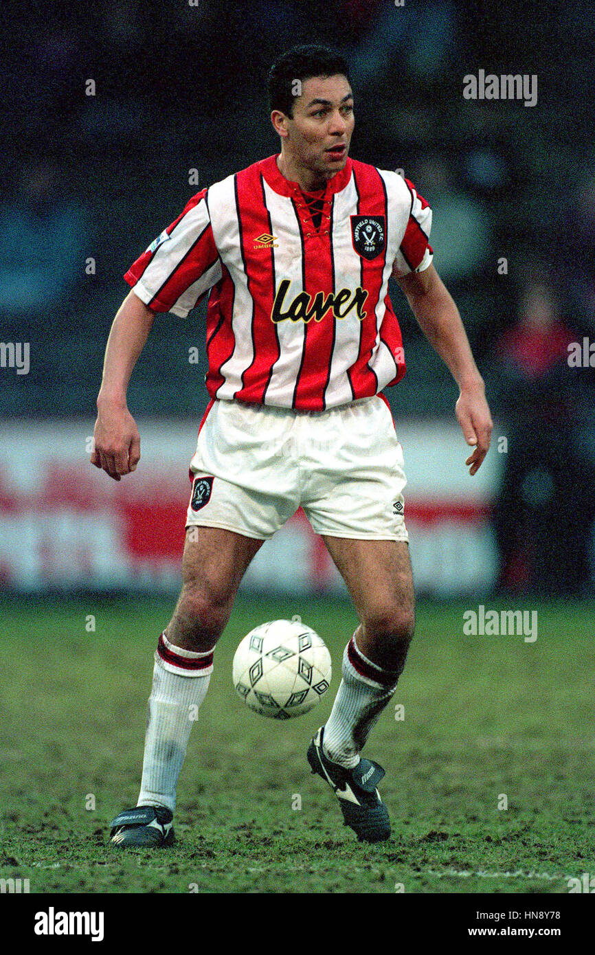 BRIAN GAYLE SHEFFIELD UNITED FC 13 February 1994 Stock Photo - Alamy