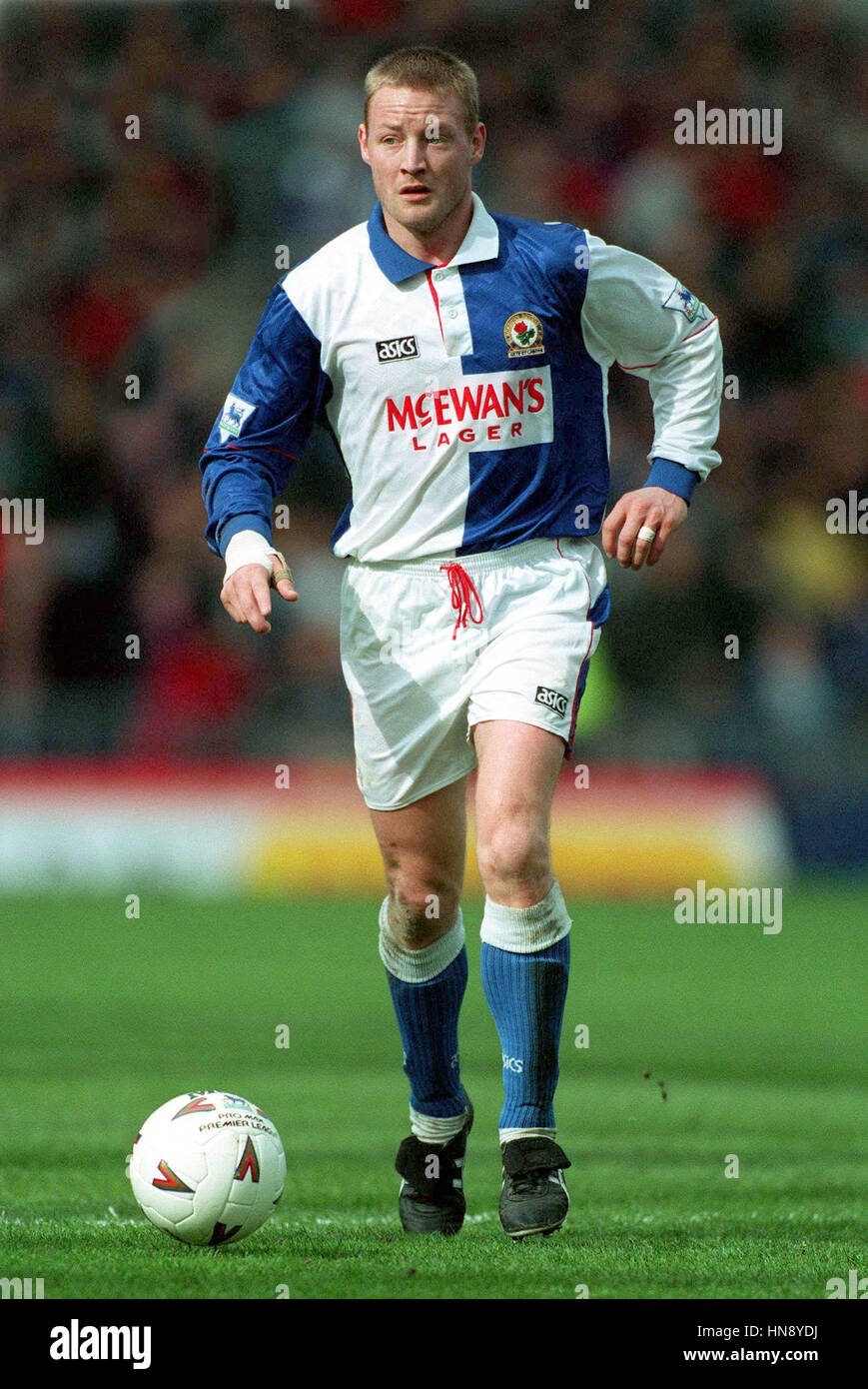 DAVID BATTY BLACKBURN ROVERS FC 27 April 1994 Stock Photo - Alamy