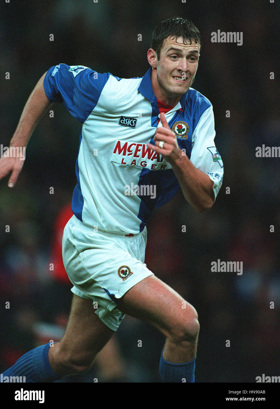 CHRIS SUTTON BLACKBURN ROVERS FC 24 October 1994 Stock Photo - Alamy